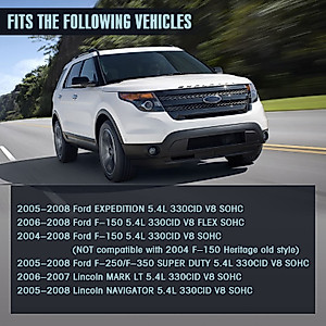 Mango S Engine Timing Chain Kit Cam Phaser Camshaft Drive Phaser Repair Kit 3R2Z-6A257-DA For 2004 2013 5.4L 3V 24 Valve Triton Ford Expedition, F-150, F-250, F-350 Super Duty, Lincoln Mark Navigator