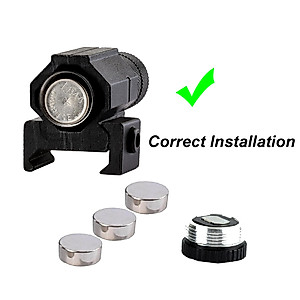 CTOPTIC Red Laser Beam Dot Sight Scope Rifles Pistols Lazer Laser Handguns Picatinny Mount