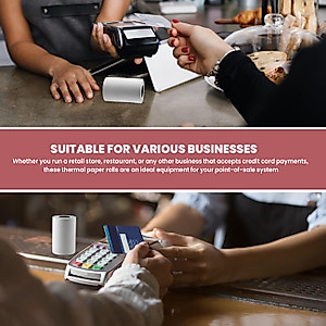 BAM POS Credit Card Receipt Paper for the VX520 (12 Rolls)