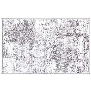 Rugshop Distressed Abstract Area Rug 2' x 3' Gray