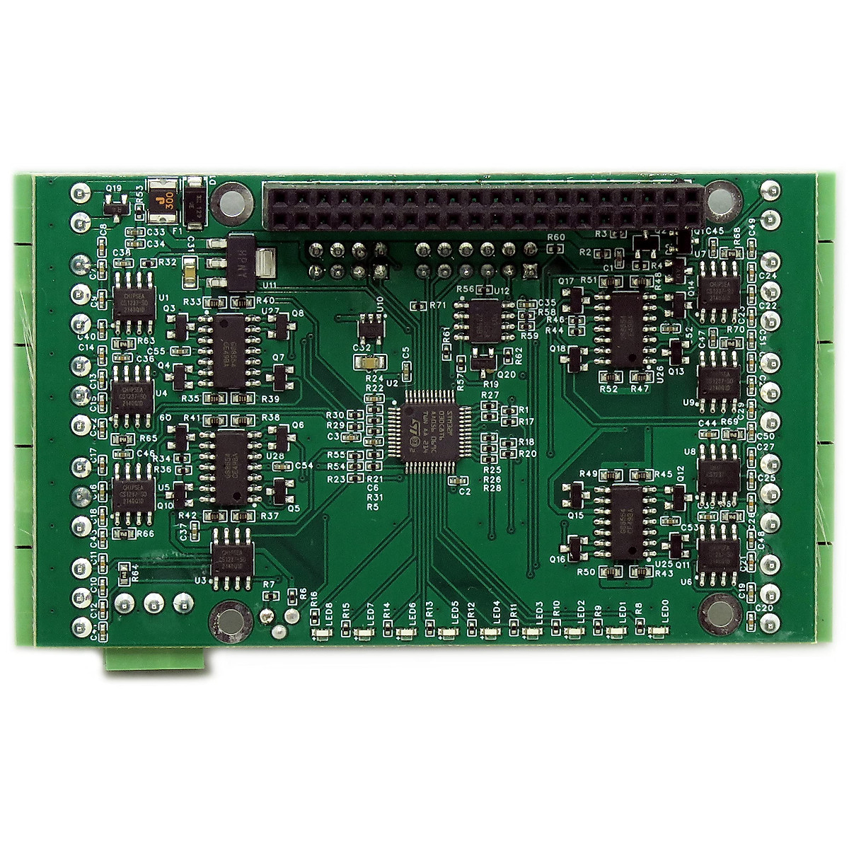 RTD Data Acquisition 8-Layer Stackable HAT for Raspberry Pi