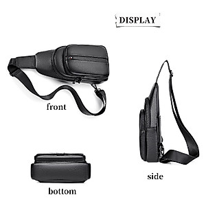 FSD.WG sling Backpack for Men Chest Bag Crossbody Shoulder Bags Travel Bag Purse for Men with Water Resistant
