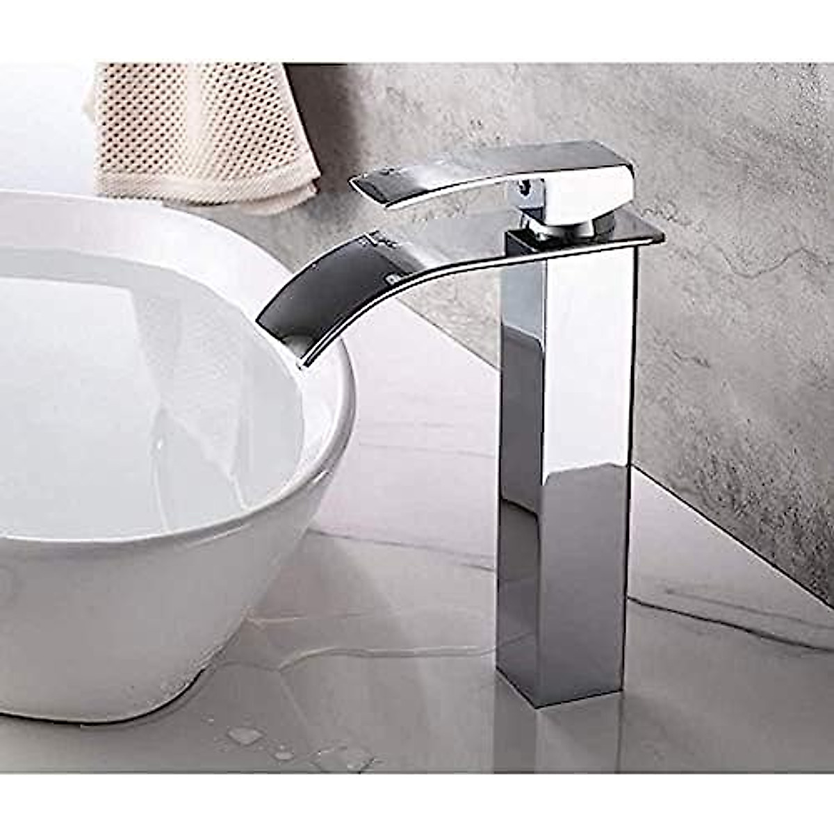 Kitchen Taps Faucet Copper Tall Bathroom Sink Faucet Single Handle Hot and Cold Water Bath Deck Mounted Sink Faucets Single Handle Tap Tap