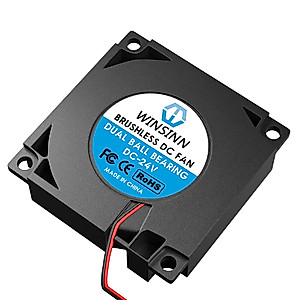 WINSINN 40mm Blower Fan 24V, Ender 3 Fan Upgrade 24 Volt Fans Blower 4010 Dual Ball Bearing, Works with Ender 3 Pro 3X CR-10S (Pack of 5Pcs)