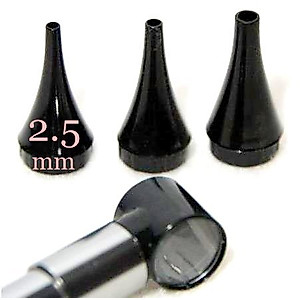 60 Count - Dr Mom 2.5 mm Disposable Otoscope Specula - Premium Quality for Dr Mom Third Generation Slimline and Original Model otoscopes ONLY