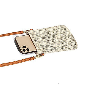 Summer Straw Beach Bag Tote Shoulder Bag Handwoven Purse Handbag for Women Girls Outdoor Casual Top Handle Cross Body Bag