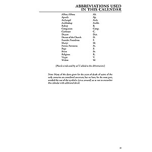 2023 Saints Calendar & 16 Month Daily Planner Spiral Bound