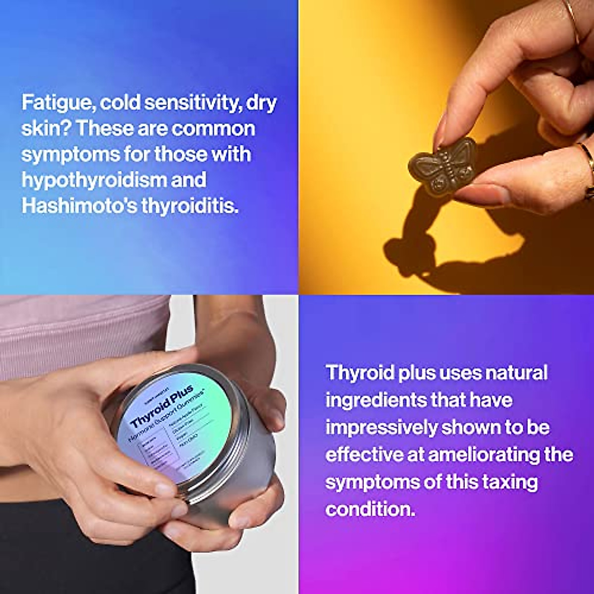 Habit Habitat Thyroid Plus Gummies - Thyroid Support with Ashwaganda, Iodine, Bladderwrack, Kelp, and Schisandra