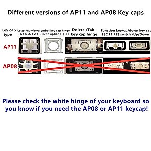 Replacement AP11 Versions US Keyboard Keycaps Keys,Full Set of US Replacement Keycaps QWERTY for MacBook Pro 13" / 15" A1425 A1502 A1398 2012-2015 Year for MacBook Air 13" A1369/A1466 2011-2017 Year