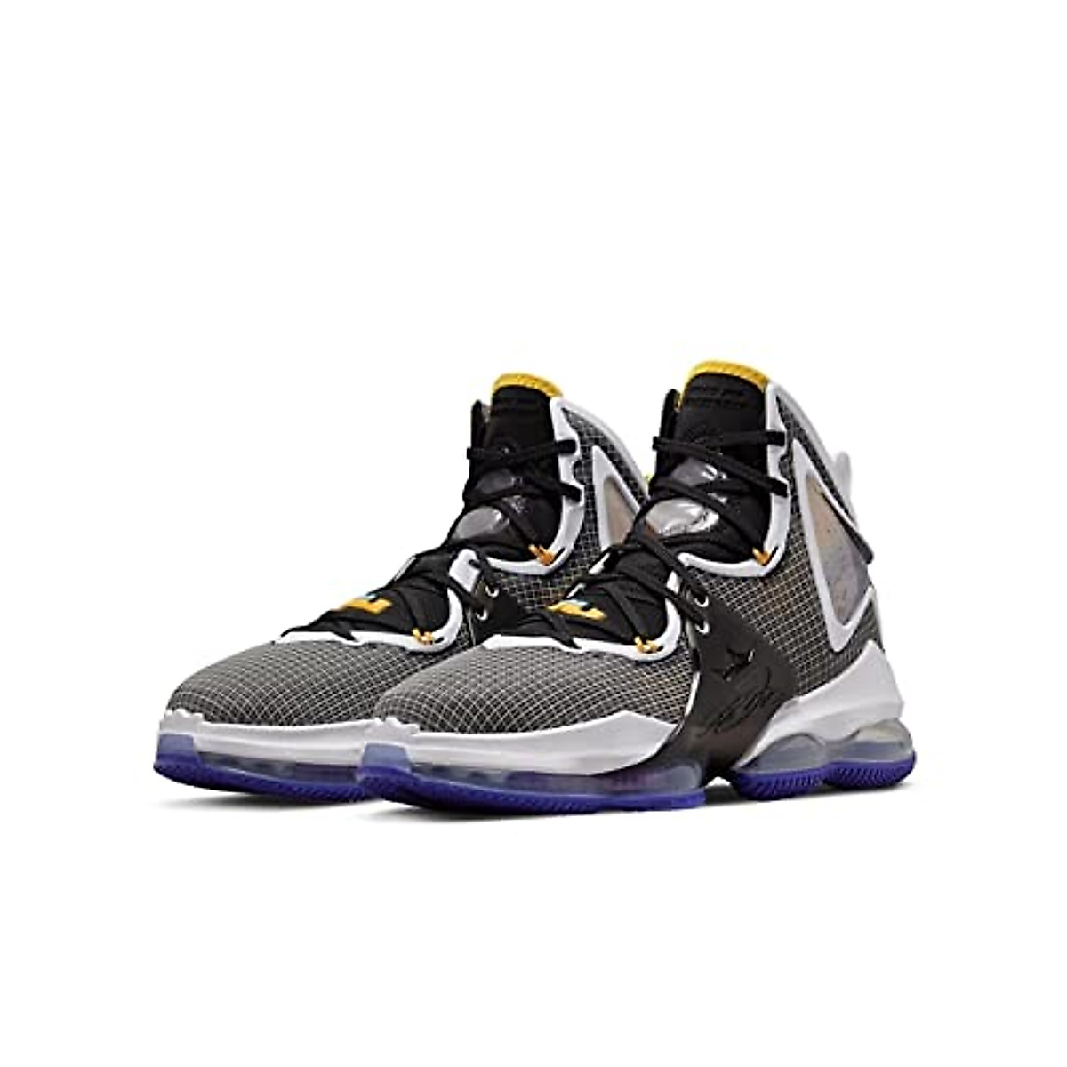 Nike Men's Lebron 19 Basketball Shoes, Black/University Gold Noir, 8.5