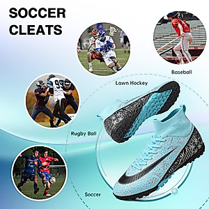 Soccer Cleats Mens Football Cleats Women Indoor Soccer Shoes Tacos de Futbol para Hombre Zapatos De Futbol para Hombre Football Shoes for Youth Professional Training Soccer Shoe TF