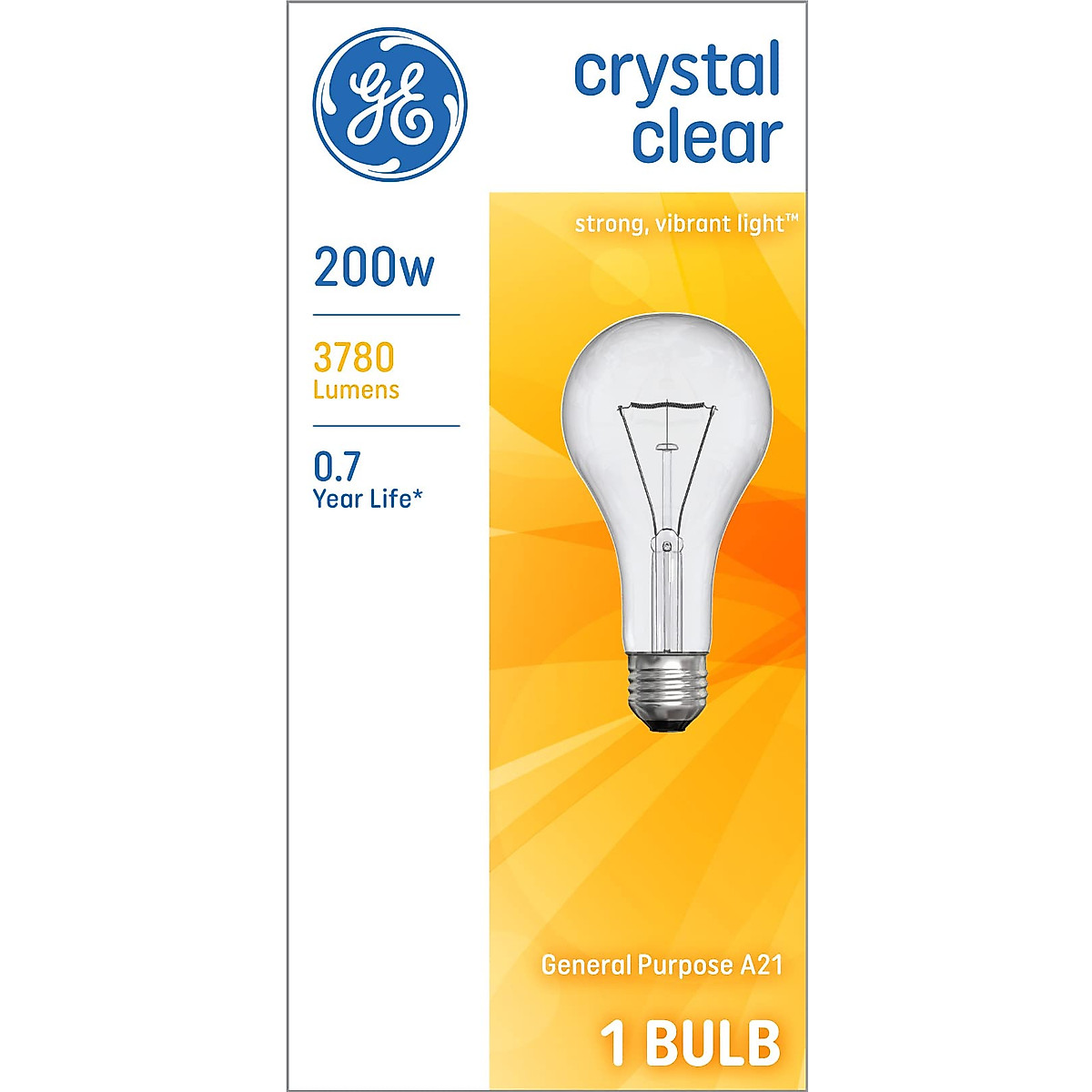 GE FBA_16069 Lighting, 1-Pack, Crystal Clear