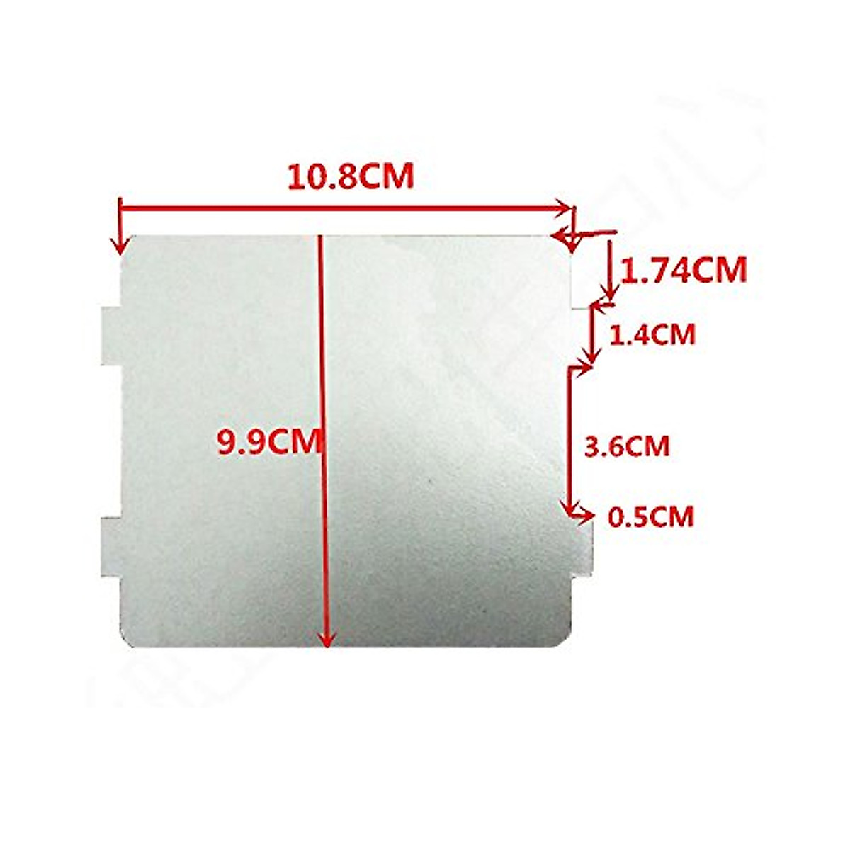 2 PCS Microwave Oven Parts Mica Slice Super Thick Heat Insulation Accessories,Waveguide Cover for Frigidaire 5304464061