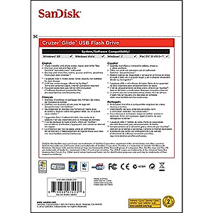 SanDisk Cruzer Glide 128GB USB 2.0 Flash Drive SDCZ60-128G-A46