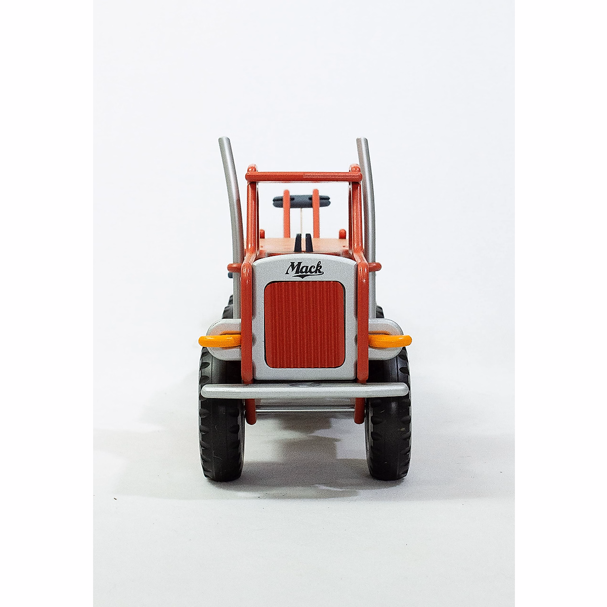 Moover Toys – Push Ride-On Wood Mac Truck- Six Rubberized Wheels - Push Balance Bike/Truck/Walker - Early Walk Development and Muscle Strength Enhancement for Children 18M+ Red