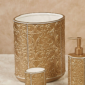 Touch of Class Destiny Wastebasket Gold