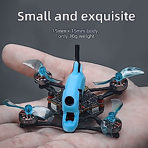 HGLRC Drashark 1.6 inch Toothpick FPV Drone, Built-in 200mw VTX Zeus5 AIO 1002 Motors with Elrs Receiver