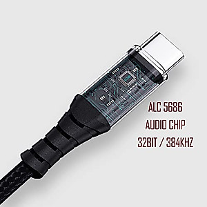 USB-C to 3.5 mm Headphone Jack Adapter,USB C to Aux Audio Dongle Cable Cord Compatible with iPhone 15,iPad Pro/mini6/air4,Samsung Galaxy S22 S21 S20 Note 20.