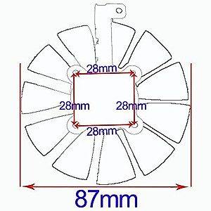 inRobert PLD09210S12HH Video Card Cooling Fan for ASUS STRIX R9 390X 390 RX480 RX580 GTX 980Ti 1060 1070 1080 Graphic Card (Fan-3pcs)