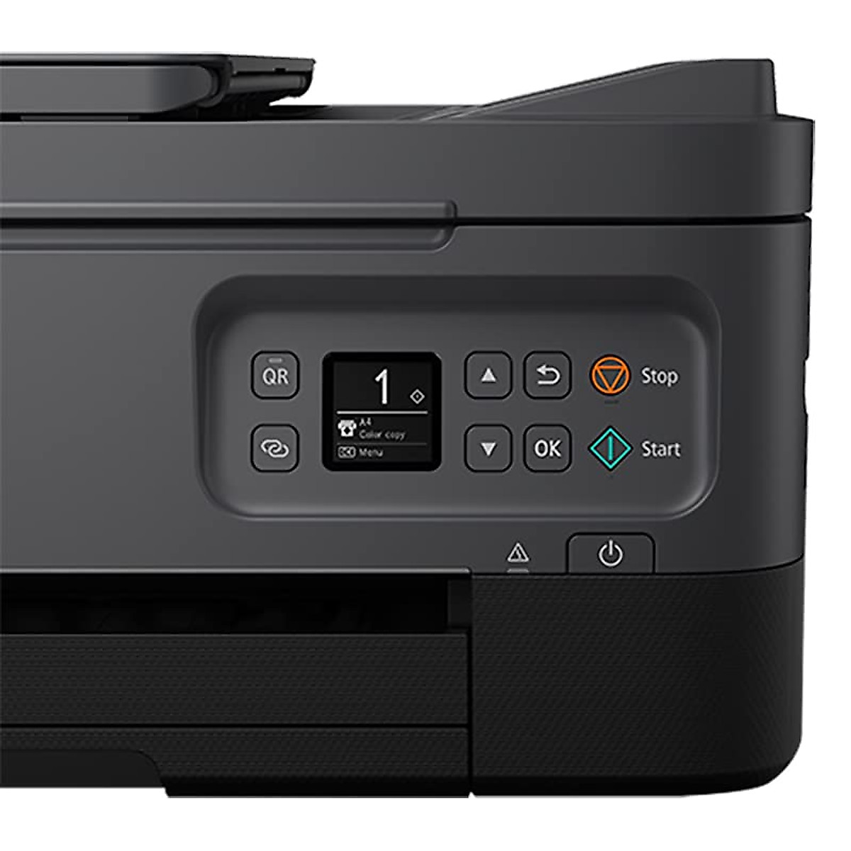 Canon PIXMA TR70 22 All-in-One Wireless Bluetooth Color Inkjet Printer, Black - Print Copy Scan - 1.44" OLED, 13 ipm, 4800x1200 dpi, 8.5x14, Auto 2-Sided Printing, 35-Sheet ADF, BROAGE Printer Cable