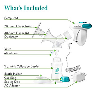 Evenflo Feeding Occasional Use Closed System Advanced Single Electric One-Handed Breast Pump