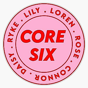 Core Six Addicted X Calloway Sisters Series Bumper Sticker Vinyl Decal 5"