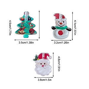 Bright 20 FT Christmas LED String Light, 40 LED Battery Operated Christmas Garland with Remote Santa Claus Pine Tree Fairy String Lights for Indoor Outdoor Xmas Fireplace Mantel Decorations (20 FT)