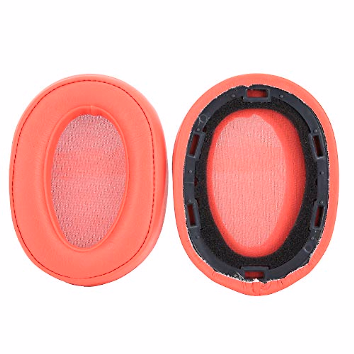 Red Earphone Cover Replacement Ear Pads Cover Headset Cushion for Sony MDR 100ABN WH H900N Headphone Red