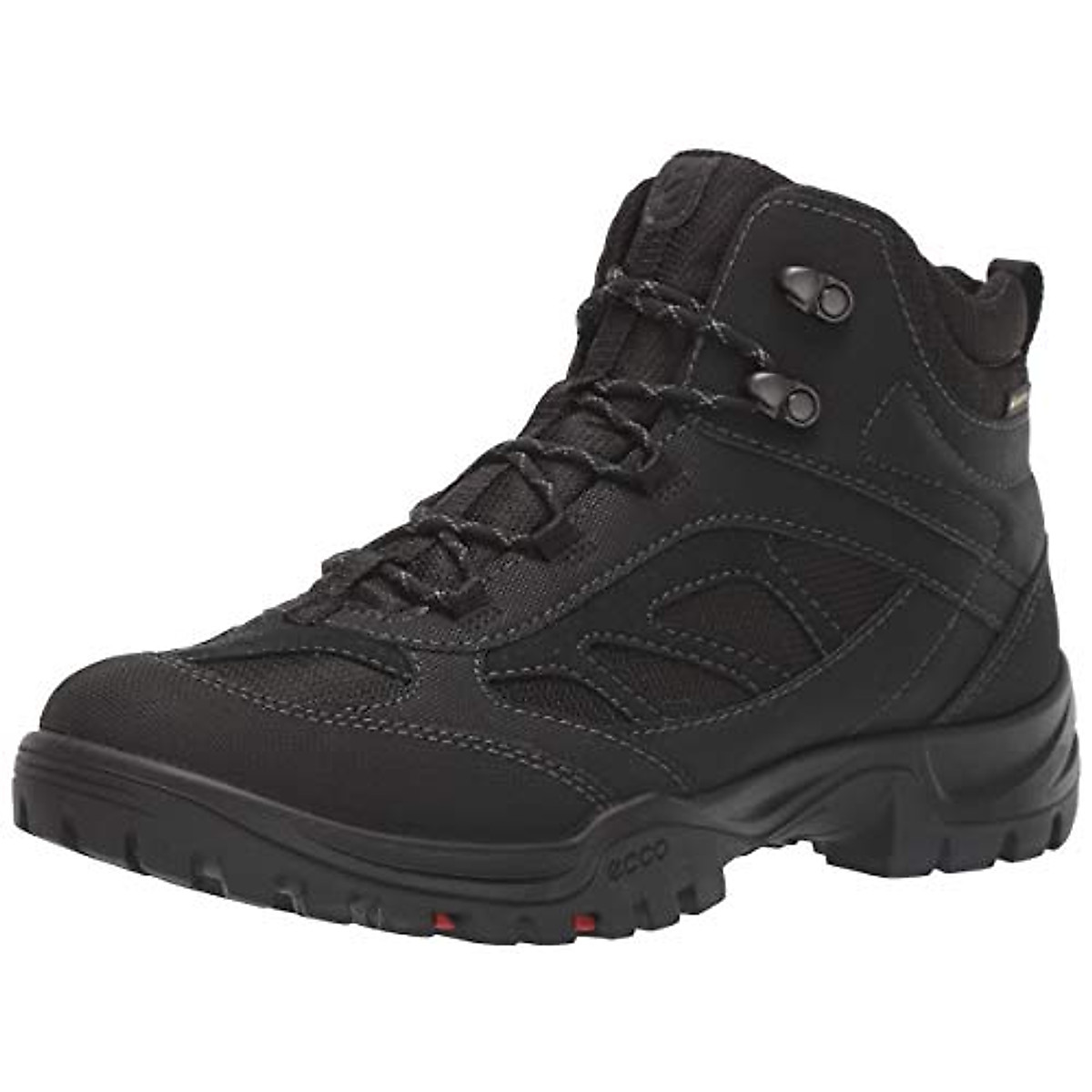 ECCO Men's Xpedition III GORE-TEX Mid Cut Boot, Black/Black, 46 M EU (12-12.5 US)