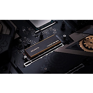 ADATA 2TB SSD Legend 960 Max with Heatsink 2TB PCIe Gen4x4 NVMe M.2 Internal Gaming SSD Up to 7,400 MB/s PS5 Compatible (ALEG-960M-2TCS)