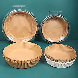 100PCS Air Fryer Liners Disposable Paper,Parchment Paper For Air Fryer, Disposable Paper Towel For Air Fryer,For Baking, Roasting, Microwave, Oil and Water Proof, Oven Accessories(3-5L-6.3 inch)