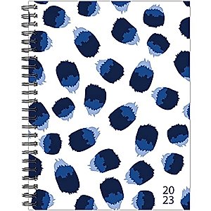 Wild Navy Dot 2023 8.5" x 11" Softcover Weekly Planner