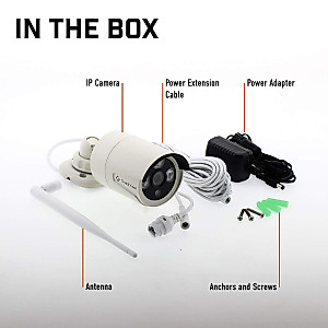 Crystal Vision CVT-3010W 720P Wireless Replacement Camera (Ethernet Type) for CVT9604E/CVT9608E