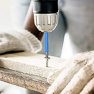 Magnetic PH2 Drill Bits Set, Anti Slip Screw Extractor and Magnetic Screwdriver Bit Set, Hand Tool 7Pcs, Cross Single and Double Head Bits, Electric Screw Nozzle Taper Corrector (1 kit)