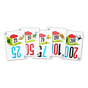 Mille Bornes Classic Racing Card Game - Fast-Paced Family Strategy Game for Ages 7+, 2-6 Players, 20 Minute Playtime - By Zygomatic