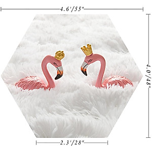 EVOIONOS Pink Girls Princess Tent with Large Star Lights and White Princess Rug