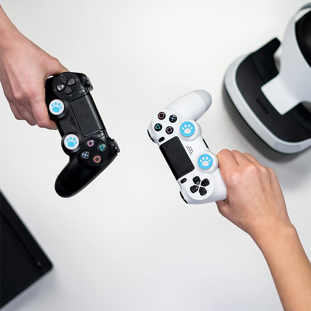 Mobestech 10pcs Rocker Protective Cap Replacement Part Switch Controller Grip Qgrips Stick Cover Joystick Protective Covers Portafilter Xrocker Jar Grip Lite Thumb Nx