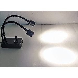Spotlight Microscope Light Source, USB Desk Mini Spot Light Individual Domming Illuminator for Stereo Microscope Camera Industrial Video Zoom C Mount Lens for Repair Soldering PCB Lab