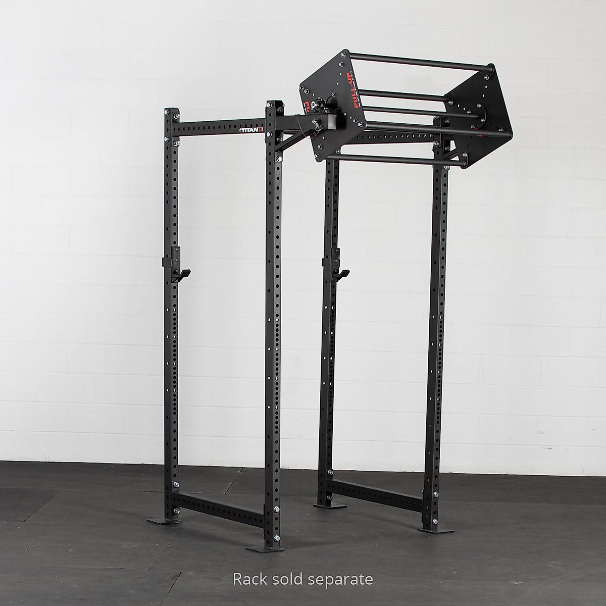 Titan Fitness T-3 and X-3 Series Rack-Mounted Revolving Pull-Up System 1.25â€ Pull-Up Bars