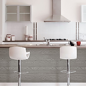 NuWallpaper NU2240 Salvaged Wood Peel & Stick Wallpaper, Grey