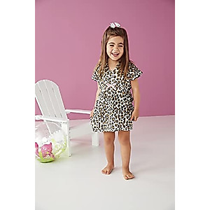 Mud Pie baby girls Cover-up, Mud Pie Leopard Cover Up Leopard, Leopard, 12-18 Months US