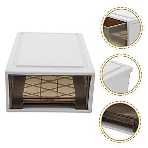 NUOBESTY Drawer Storage Box Storage Drawers Drawer Clothing Organizer Desk Drawer Organizer Bin Drawers Organizer Storage Clothes Drawer Organizer Storage Containers with Drawers Plastic