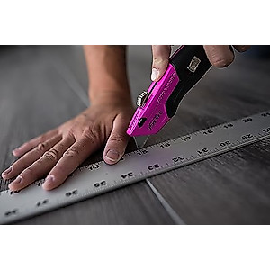 The Original Pink Box Auto-Loading Retractable Utility Knife, Pink