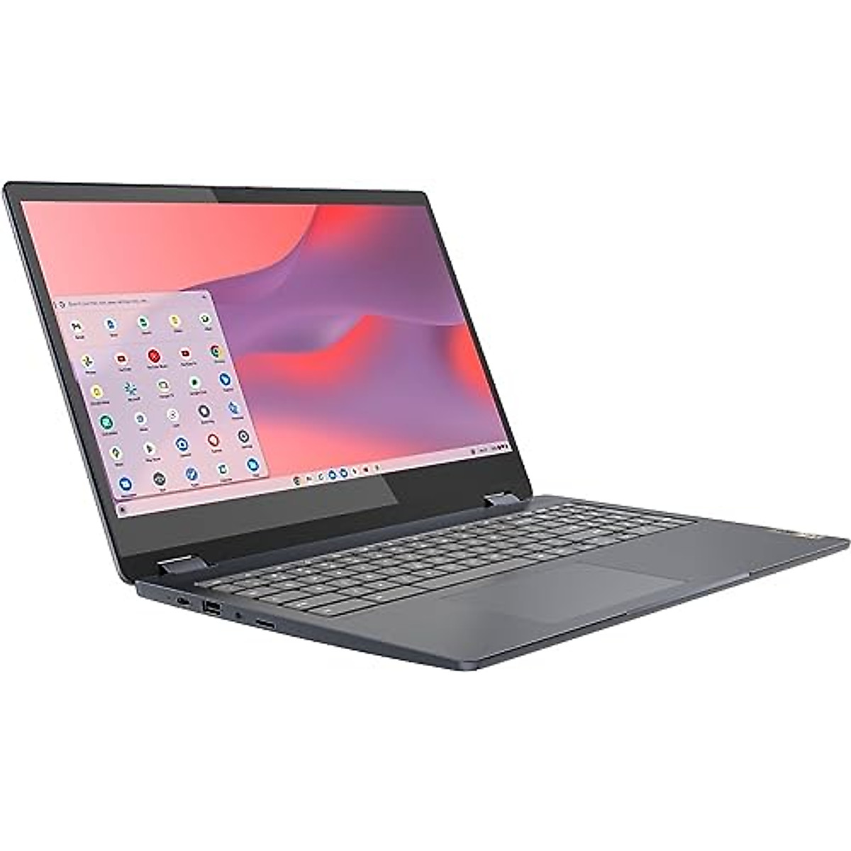 Lenovo IdeaPad 2023 Newest Flex 3i Chromebook Spin 2-in-1 Convertible Laptop Student Business, Intel Pentium Silver N6000, 15.6" FHD IPS Touchscreen, 8GB RAM, 64GB eMMC,WiFi 6, Chrome OS+MarxsolCables
