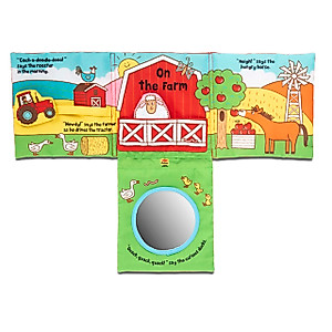 Melissa & Doug K’s Kids On The Farm 8-Page Soft Activity Book for Babies and Toddlers