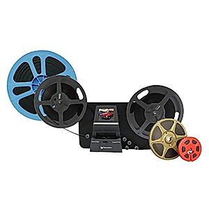 Wolverine 8mm & Super 8 Reels to Digital MovieMaker Pro Film Digitizer, Film Scanner, 8mm Film Scanner, Black (MM100PRO)