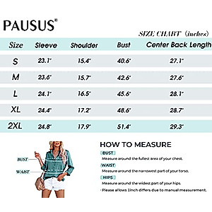 Pausus Collared Satin Shirt Womens Casual Long Sleeve Button-Up Collared Silk Blouse with Pocket(Peacock Blue,S)