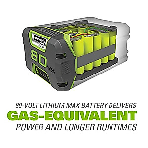 Greenworks Pro 80V (145 MPH / 580 CFM) Brushless Cordless Axial Leaf Blower, 2.5Ah Battery and Charger Included BL80L2510