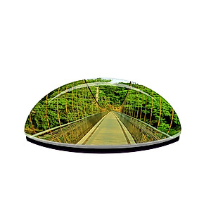 Weekino India Lakshman Jhula Rishikesh Fridge Magnet 3D Crystal Glass Tourist City Travel Souvenir Collection Gift Strong Refrigerator Sticker