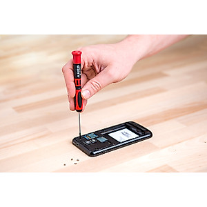 ARES 51000 - Flexible Screwdriver - 1/4-Inch Drive Quick Release Bit Holder Head - Strong and Flexible Shaft - Allows for Access to Tight and Confined Spaces - Socket Adapter Included